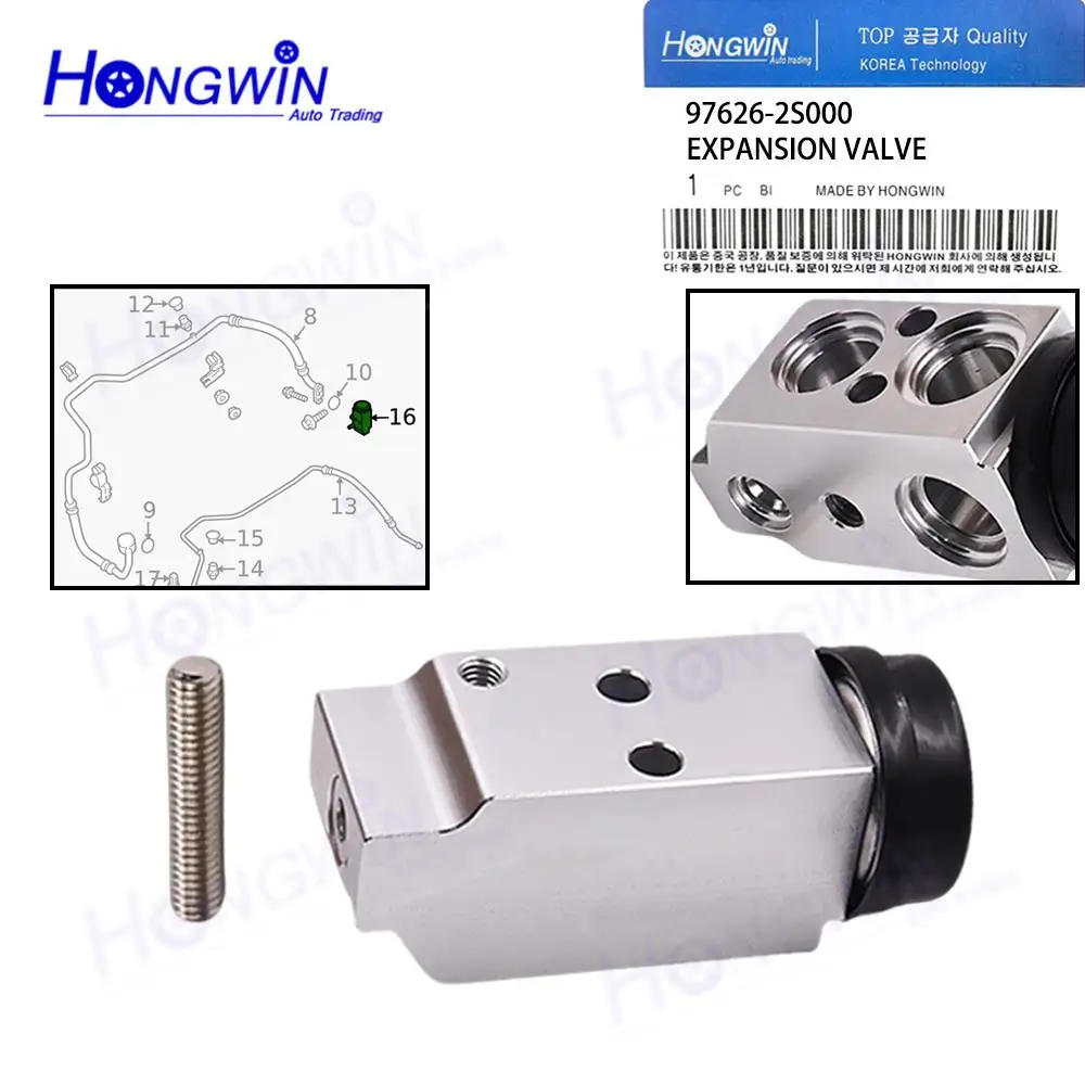 976262S000 97626 1W100 976261W100 Válvula de expansión A/C para Hyundai ...