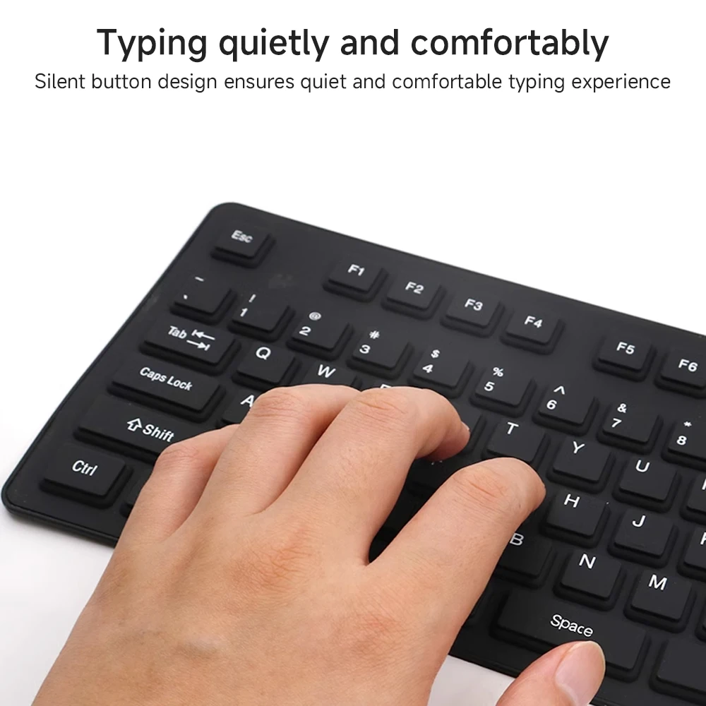 【Must-Have Style】 Portable Mini Keyboard 85 Keys Flexible Waterproof ...