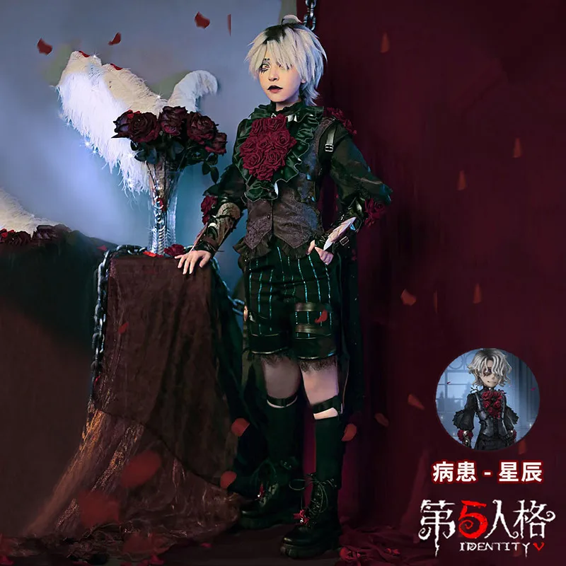 Fashion-Emil-Patients-Game-Identity-V-Gothic-Style-Cos-Clothes-Black ...