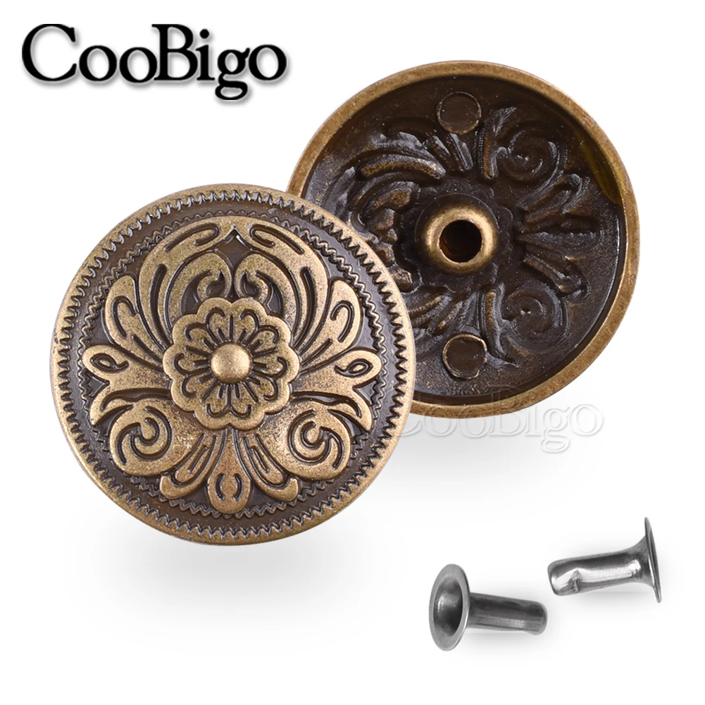 5set-fiore-Concho-rivetti-borchie-Spike-metallo-rivetto-Punk-per-borsa ...