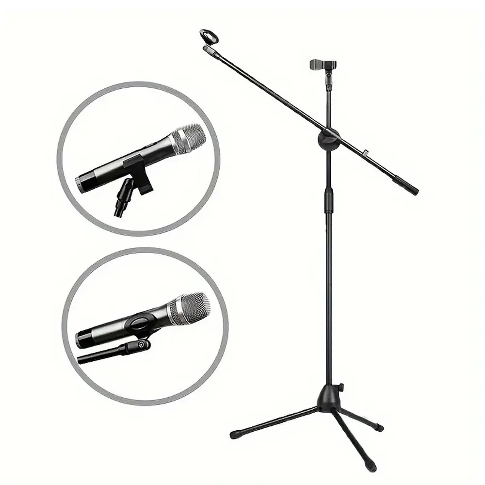 Support-de-microphone-avec-tr-pied-support-HONMic-avec-2-clips-de-micro ...