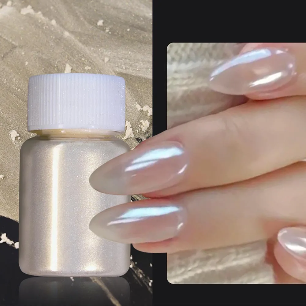 1-Box-White-Chrome-Pearl-Nail-Powder-Mirror-Effect-Nail-Art-Glitter ...