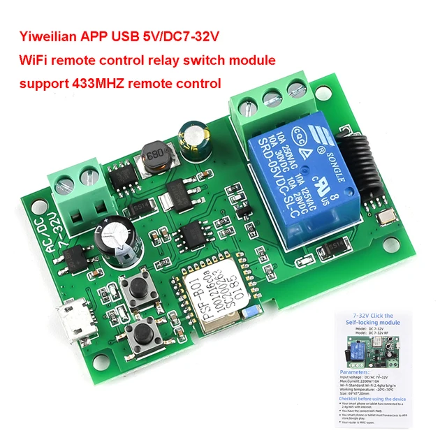 Wifi Controlled Relay Tuya/smart Life Wifi Relay Module DIY Smart
