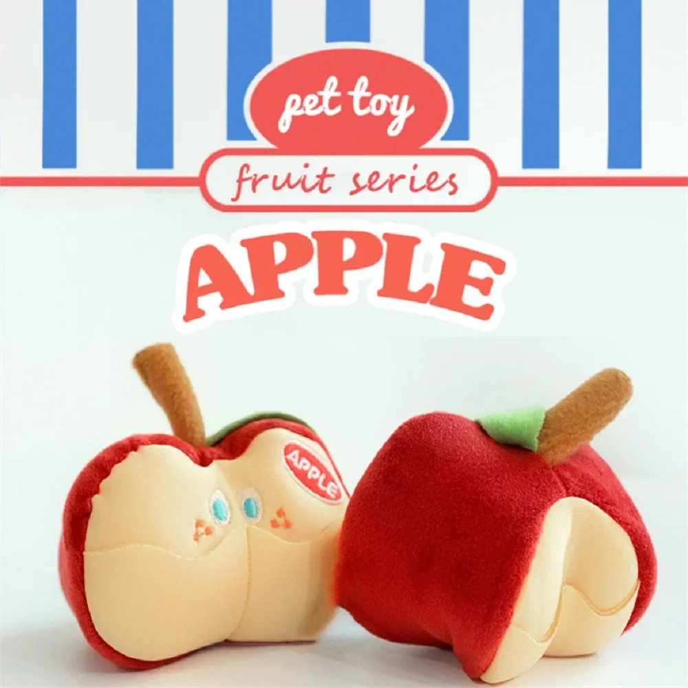 2024-Ins-Fruit-Series-Dog-Toy-Apple-Hidden-Food-Cute-Squeaky-Dog-Toy ...