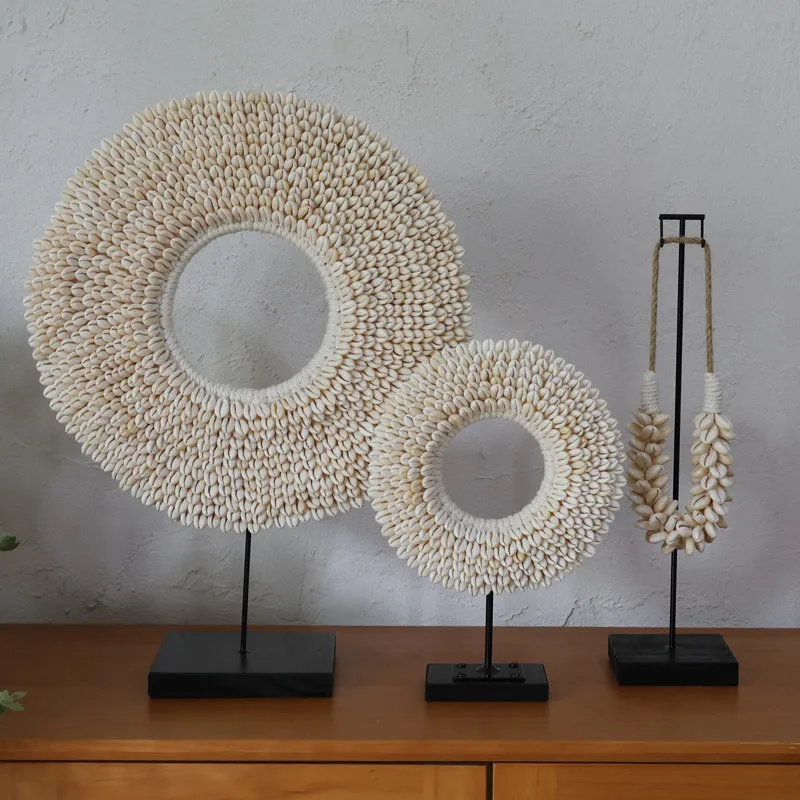 Handmade Shell Sculpture, Bohemian Coastal Decor for Store & Airbnb ...