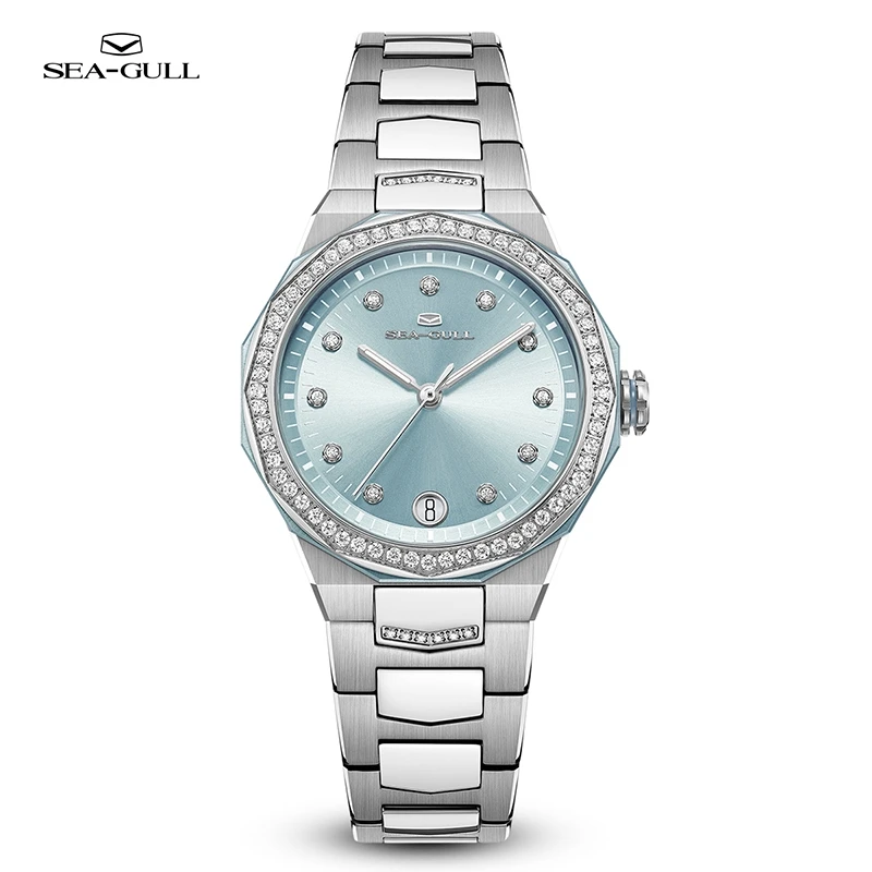 Seagull Luxury Women's Watches Date Luminous Waterproof Mechanical ...