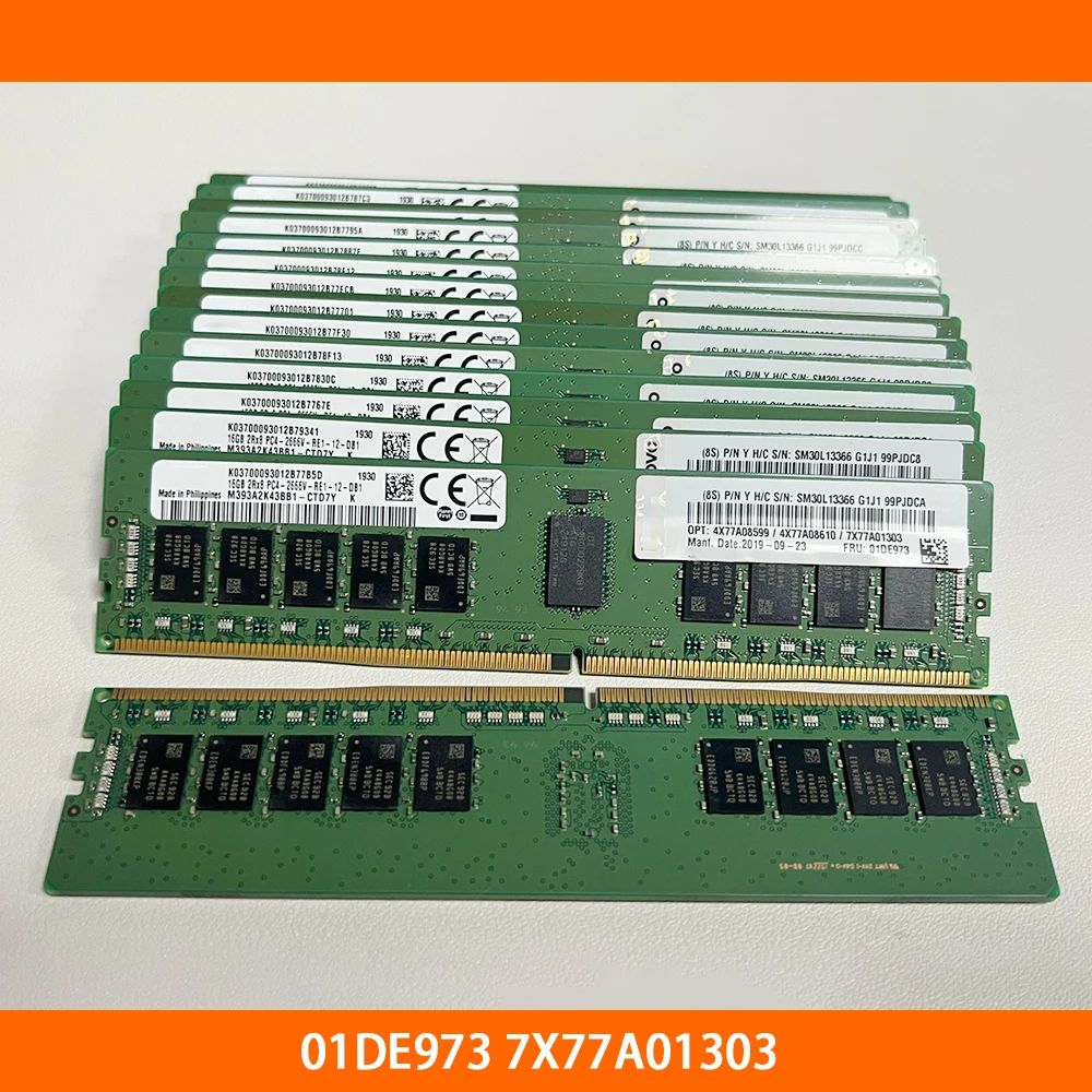 1PCS-Server-Memory-For-Lenovo-01DE973-7X77A01303-16G-16GB-DDR4-2666 ...