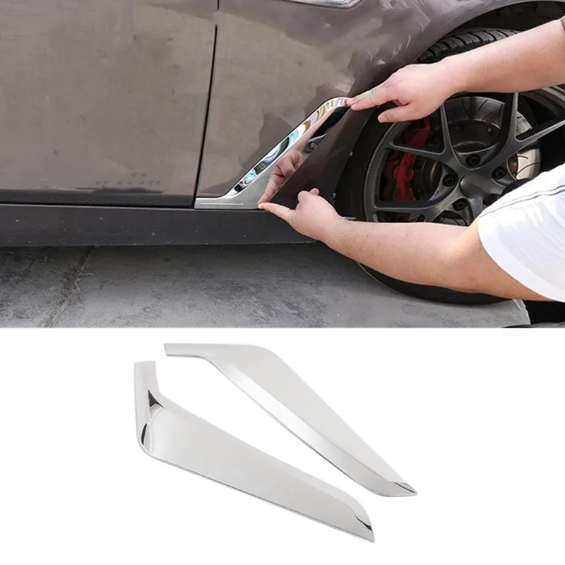 2Pcs-Set-Stainless-Steel-Car-Side-Fender-Trim-Fit-For-BMW-5-Series-F10 ...