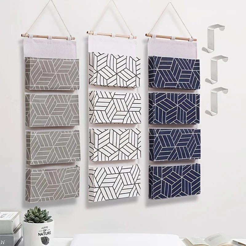 Hanging Storage Bag Behind The Door, Wall Mounted Wardrobe Storage Bag ...
