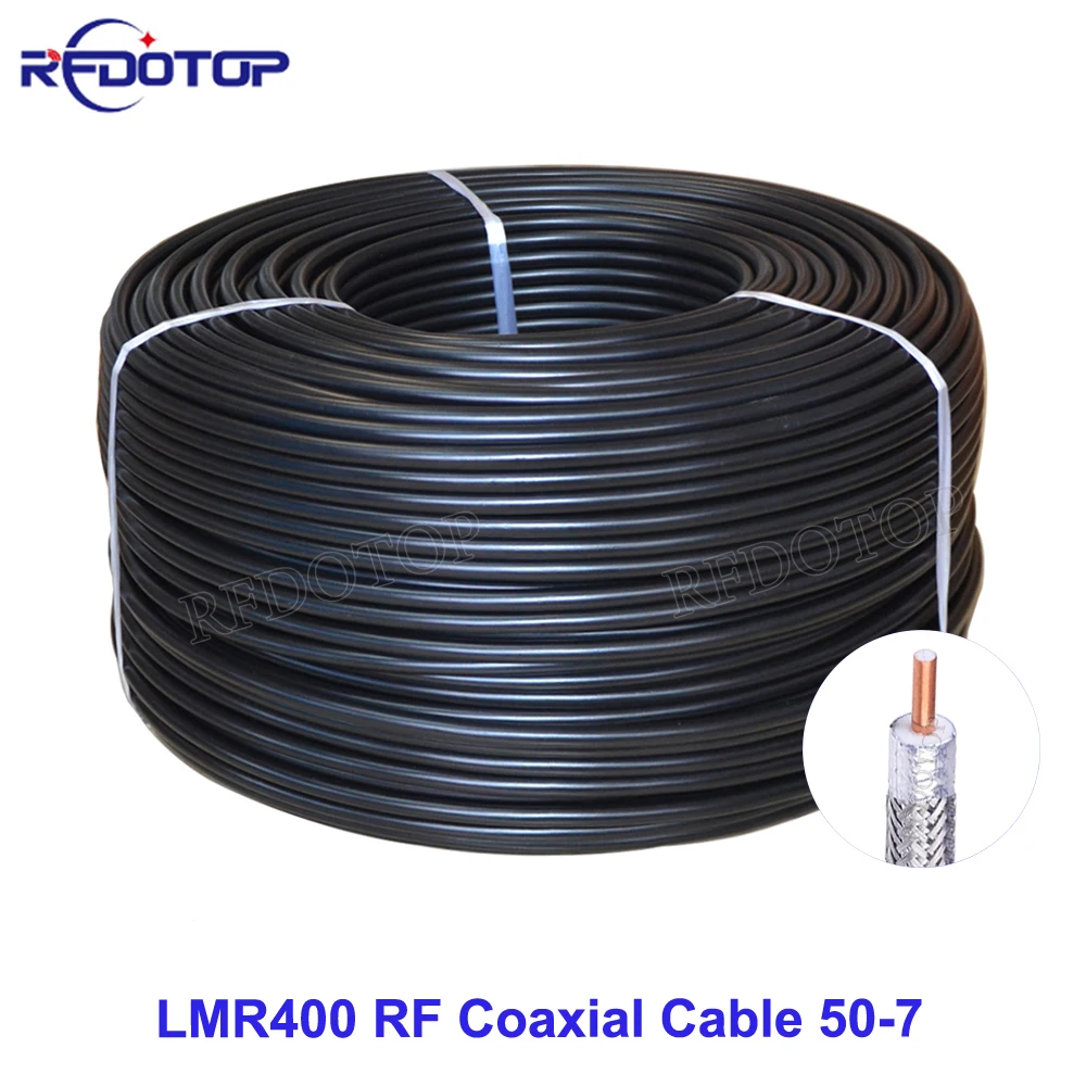 50-7-LMR400-RF-Coaxial-Cable-50-Ohm-LMR-400-Coax-Pigtail-Wire-Antenna ...