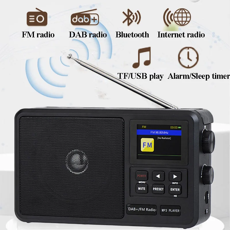 Portable-Internet-Radio-Best-Reception-FM-DAB-Radios-Wireless-Bluetooth ...