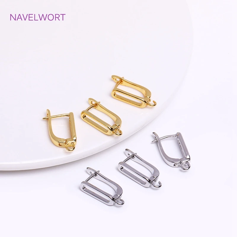 Brass-Earring-Clasp-Findings-18K-Gold-Plated-Earring-Hooks-Lever-Back ...