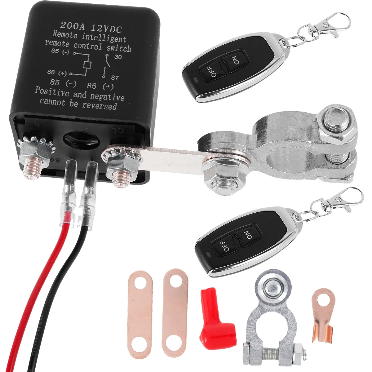 Battery-Switch-Relay-12V-Remote-Battery-Kill-Switch-Car-Batterys ...