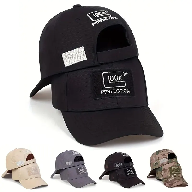 Unisex-Lock-Sticker-Embroidery-Snapback-Baseball-Caps-Spring-and-Autumn ...