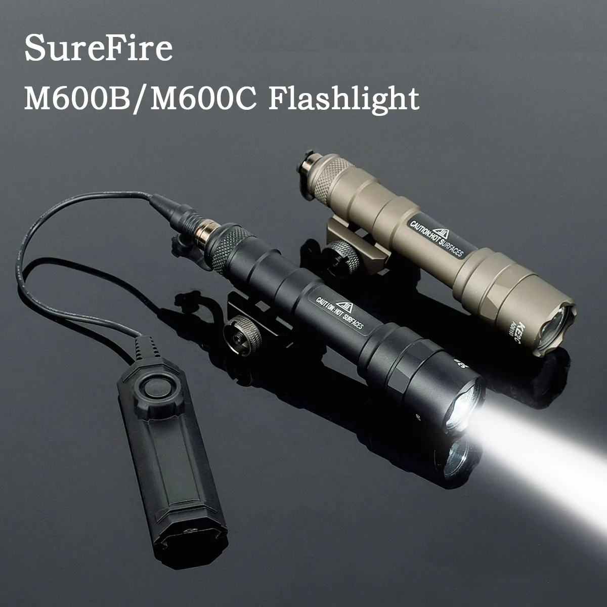 Tactical-Scout-Light-SureFire-M600-M600B-M600C-Dual-Pressure-Switch ...