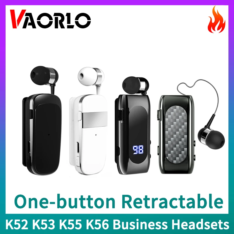 K53-K52-K55-K56-Business-Bluetooth-Earphones-One-button-Retractable-Wireless-Headphone-Sport ...