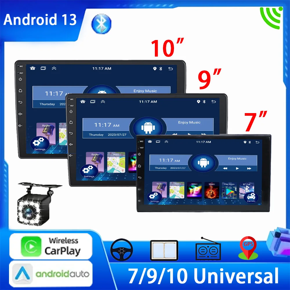 Multi-media-universal-car-monitor-Carplay-Android-Auto-7-9-10-inch-4G ...
