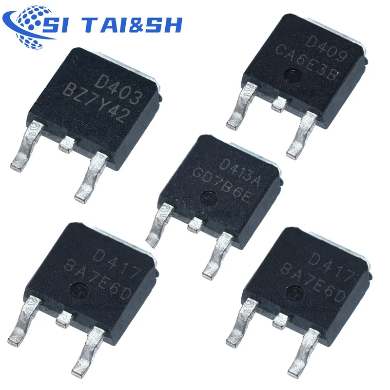 10PCS AOD403 AOD409 AOD13A AOD414 AOD417 AOD438 AOD452 AOD508 MOLEWEI ...