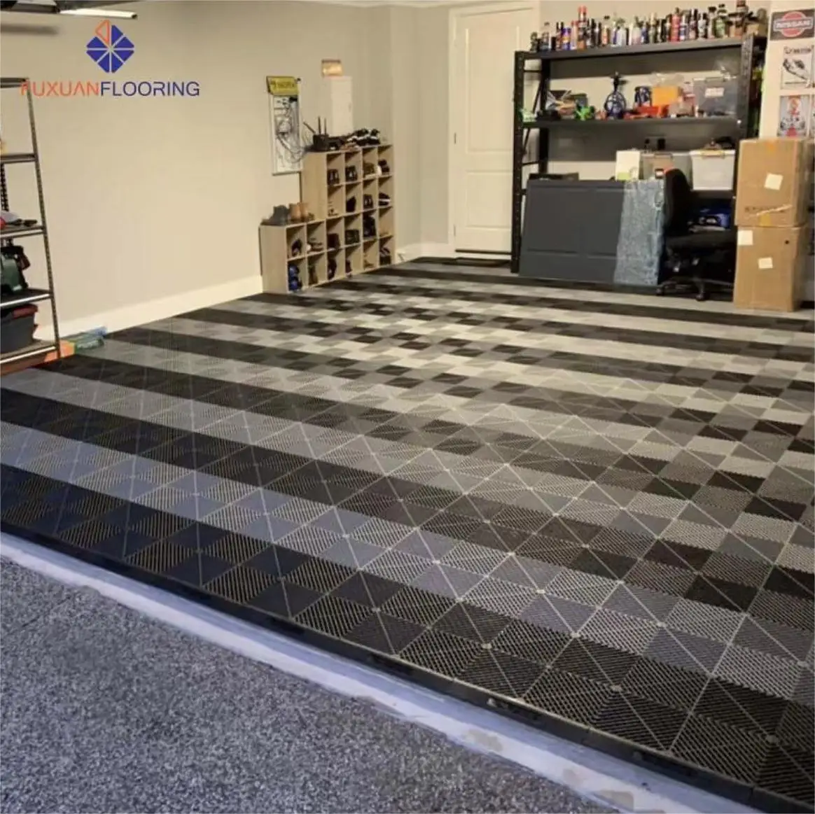 Easy-to-install-Pp-Click-Garage-Waterproof-Outdoor-Floor-Tiles-Car-Wash ...