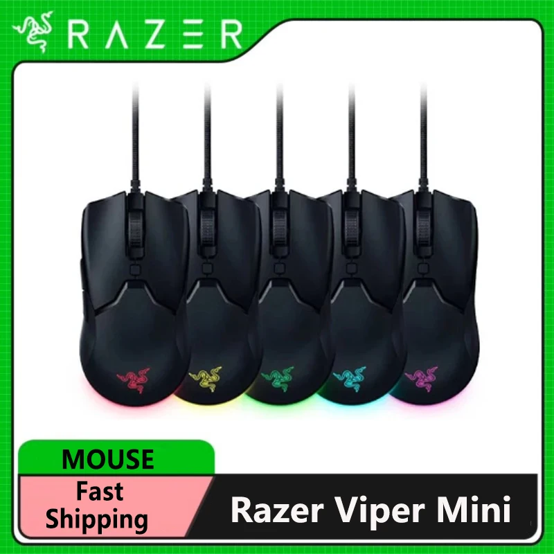 Razer-Viper-Mini-rat-n-para-juegos-61g-ligero-PAW3359-Sensor-ptico ...