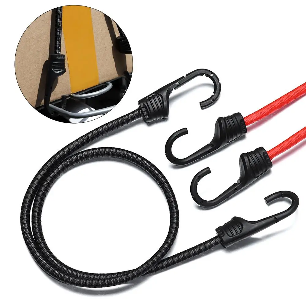 2pcs Bungie Elastic Rope Bungee Cords Wires With Zinc Hooks Cables ...