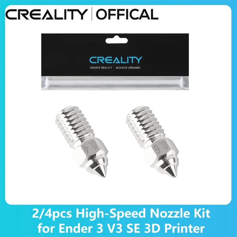 Creality-Official-Ender-3-V3-SE-3D-Printer-Nozzles-Kit-2-4pcs-High ...