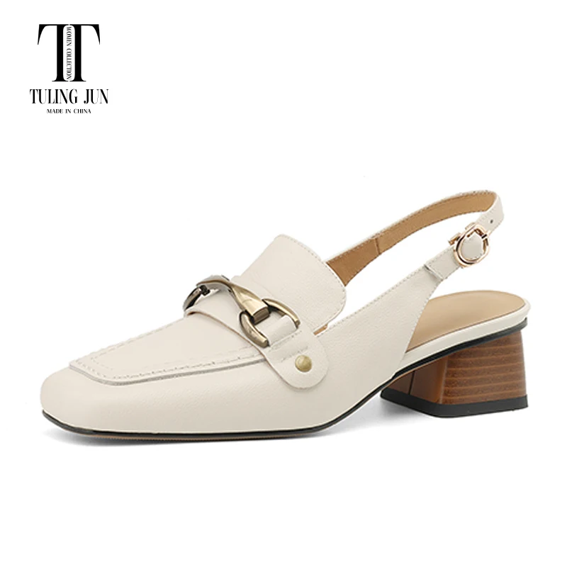 TULING-JUN-2024-Spring-Autumn-Women-s-Shoes-Square-Toe-Medium-Heel ...