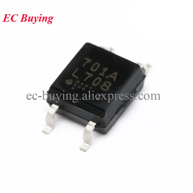 Transistor optoacoplador de salida IC, Chip nuevo Original, 10 unids/lote, PS2701A, R701A ...