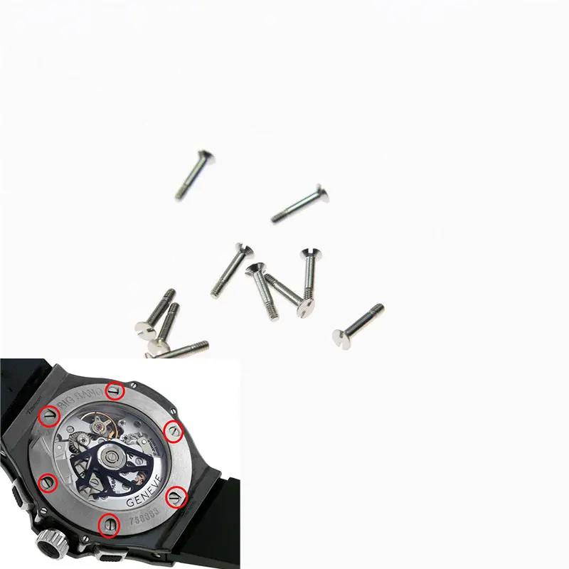 H-Shaped-U-Shaped-Watch-Band-Bezel-Buckle-Stainless-Steel-Screw-Fit ...