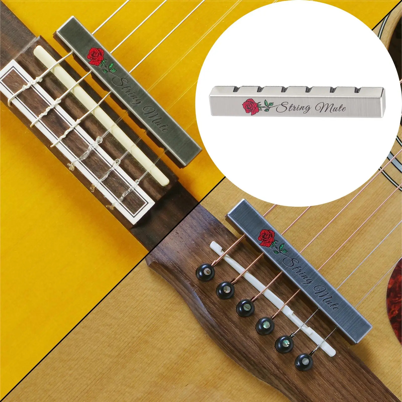 Universal-Guitar-Mute-Foam-String-Dampeners-Sound-Weaken-for-Acoustic ...