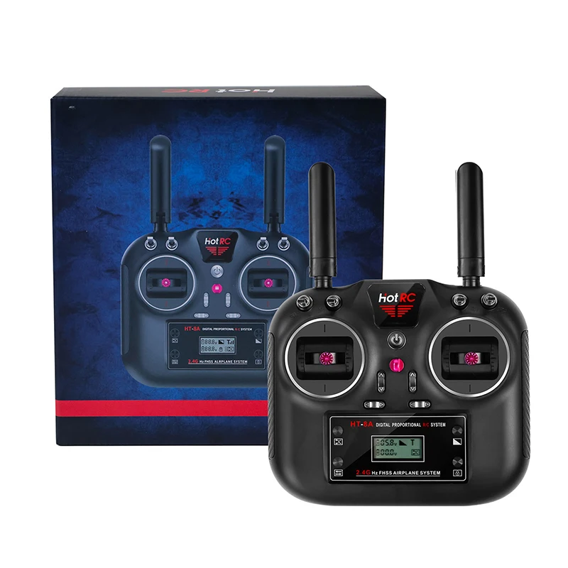 Hot-RC-2-4G-RC-8-Channel-Remote-Control-With-SBUS-Receiver-Storage-Box ...