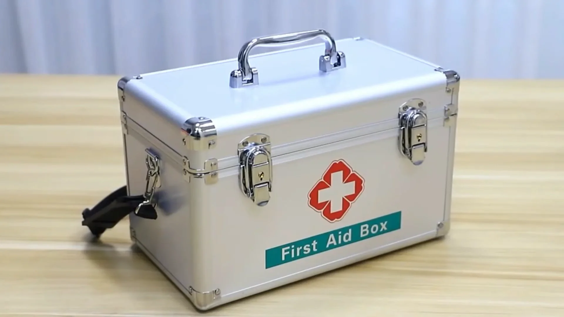 Portable Aluminum First Aid Box With Child Safe Lock. | Daraz.com.np