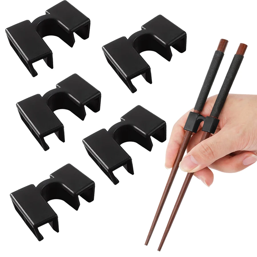 5-Pieces-Reusable-Chopstick-Helpers-Training-Chopsticks-Hinges ...