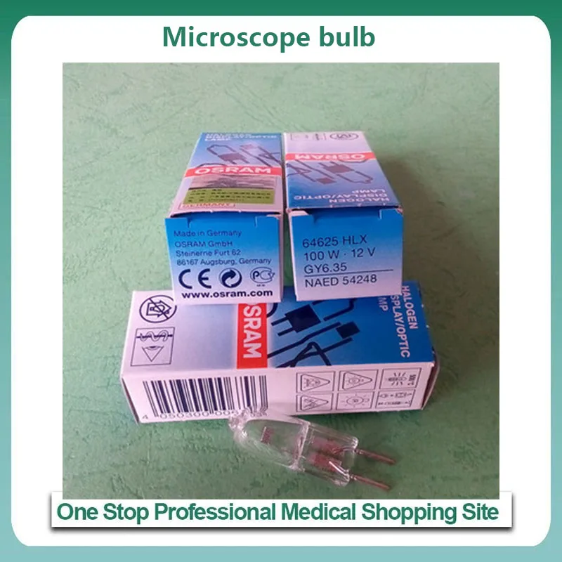 OSRAM-64625-12V-100W-GY6-35-Tungsten-halogen-lamp-Microscope-bulb ...