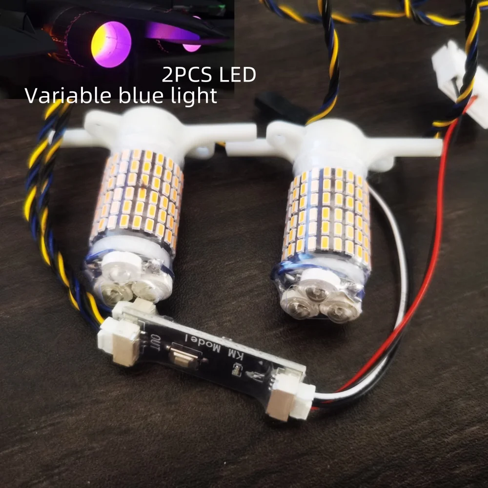 QTMODEL70-80-90-Inrunner-Motor-Ducted-Fan-Afterburn-Controller-LED-RC-Plane-Models-Aircraft ...