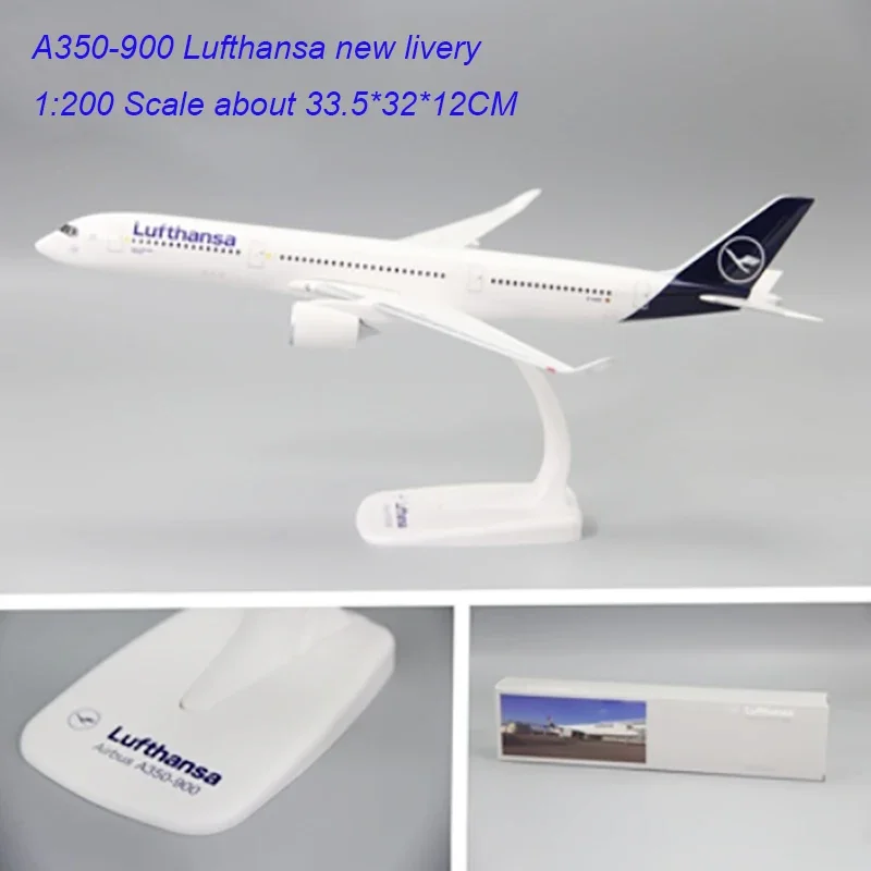 1-200-A350-A350-900-Lufthansa-new-Livery-Airline-Aircraft-Plastic-ABS ...
