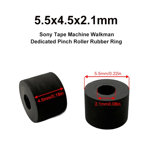 5-5x2-1x4-5mm-Pinch-Roller-Rubber-Ring-Cover-For-Sony-Walkman-WM-FX-WM ...