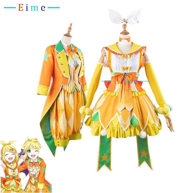 Game-PJSK-Rin-Len-Cosplay-Costumes-Cute-Party-Suit-Project-Sekai ...