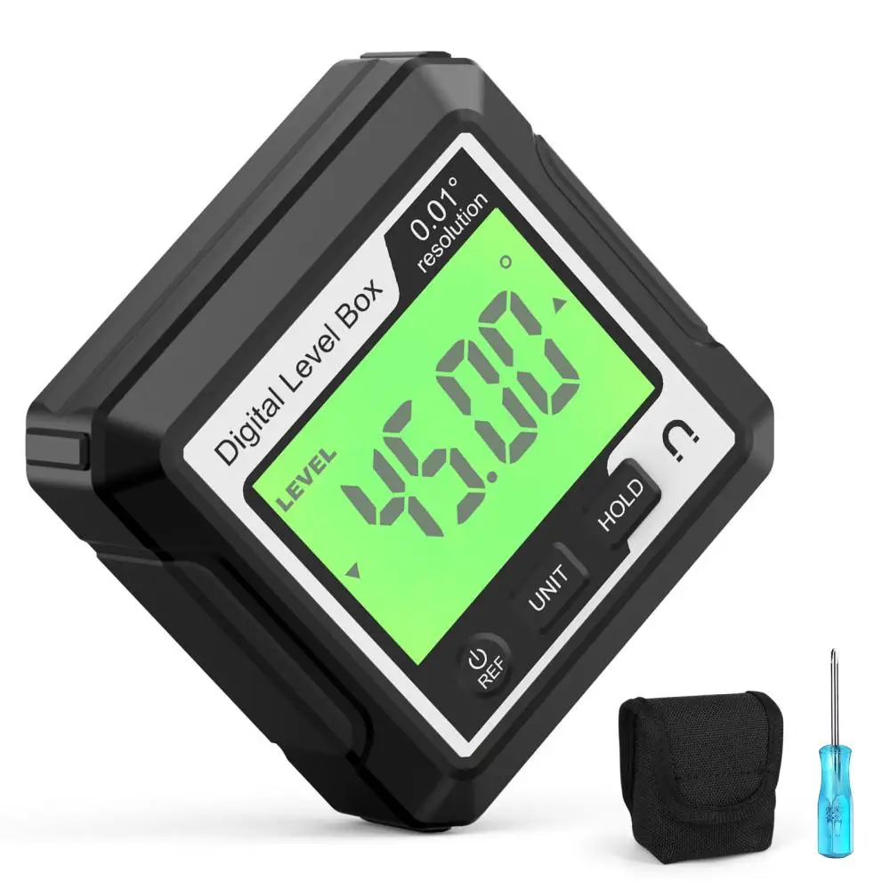 Digital-Level-Angle-Gauge-360-Precision-Digital-Inclinometer-Mini ...