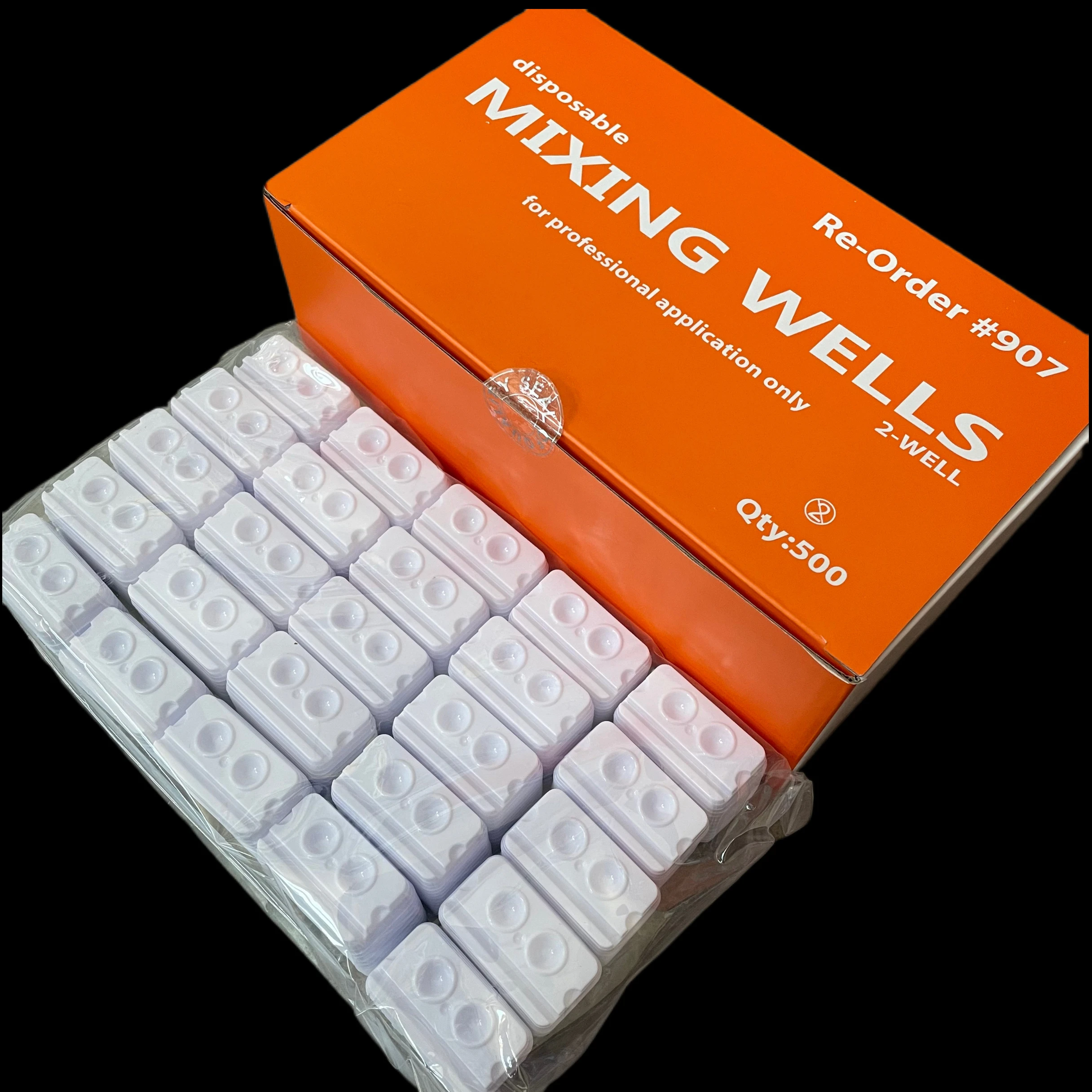 Dental Mixing Wells 2 Slots Bonding Resin Adhesive Composite Material ...