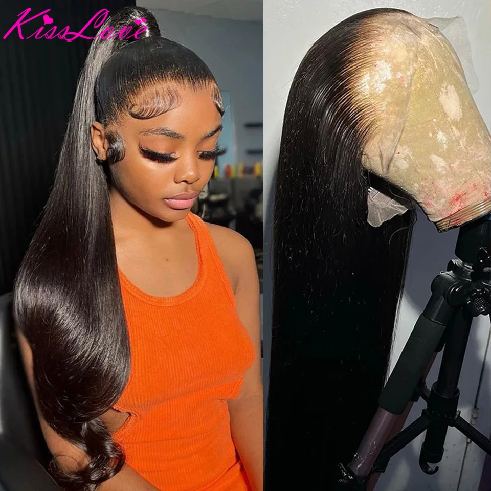 HD-Transparent-360-Lace-Frontal-Wig-Human-Hair-Wigs-For-Women-Straight ...