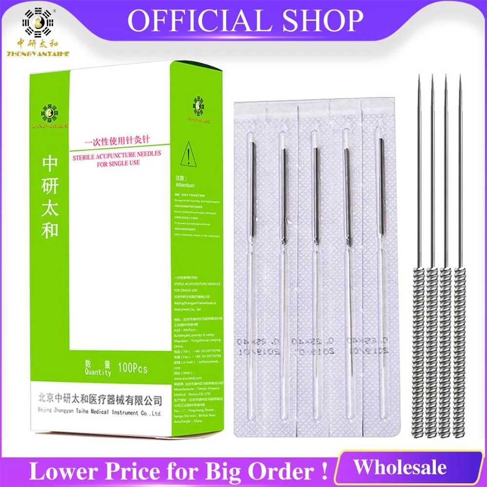 100pcs-Disposable-Acupuncture-Needle-Sterile-Beauty-Massage-Needles-0 ...