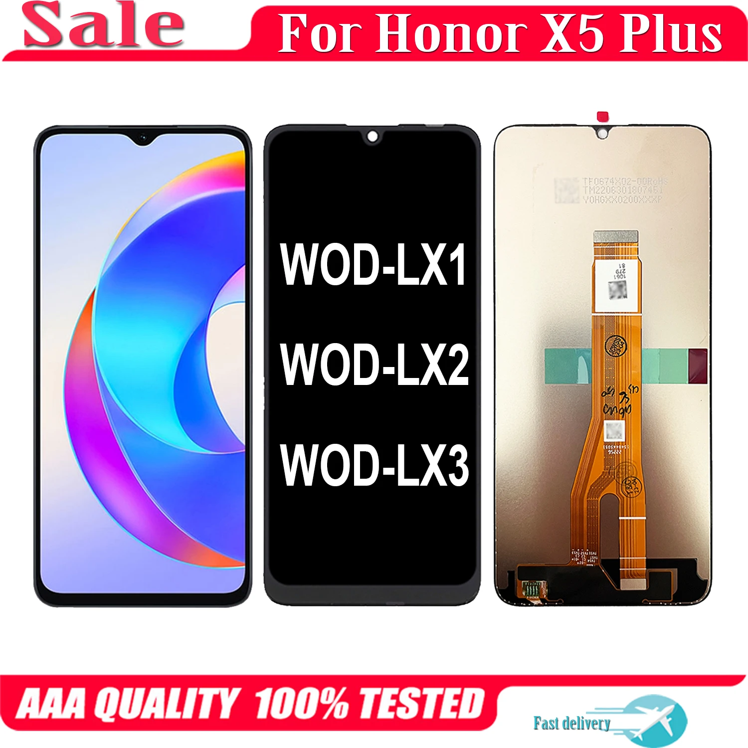 For-Huawei-Honor-X5-Plus-WOD-LX1-WOD-LX2-WOD-LX3-LCD-Display-Touch ...