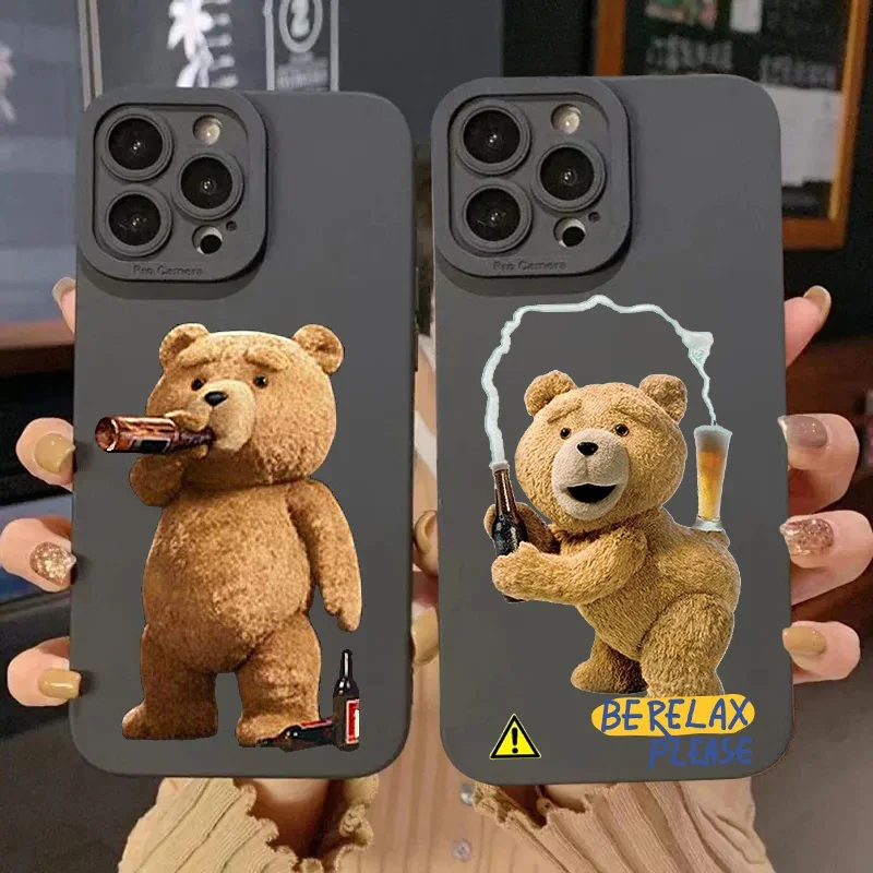 Couple-Cartoon-Teddy-Bear-Silicone-Case-For-Samsung-Galaxy-S23-Ultra ...