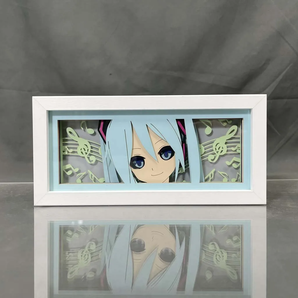 Illuminate Your World With Miku Hatsune! Stunning 3D Anime Light Box