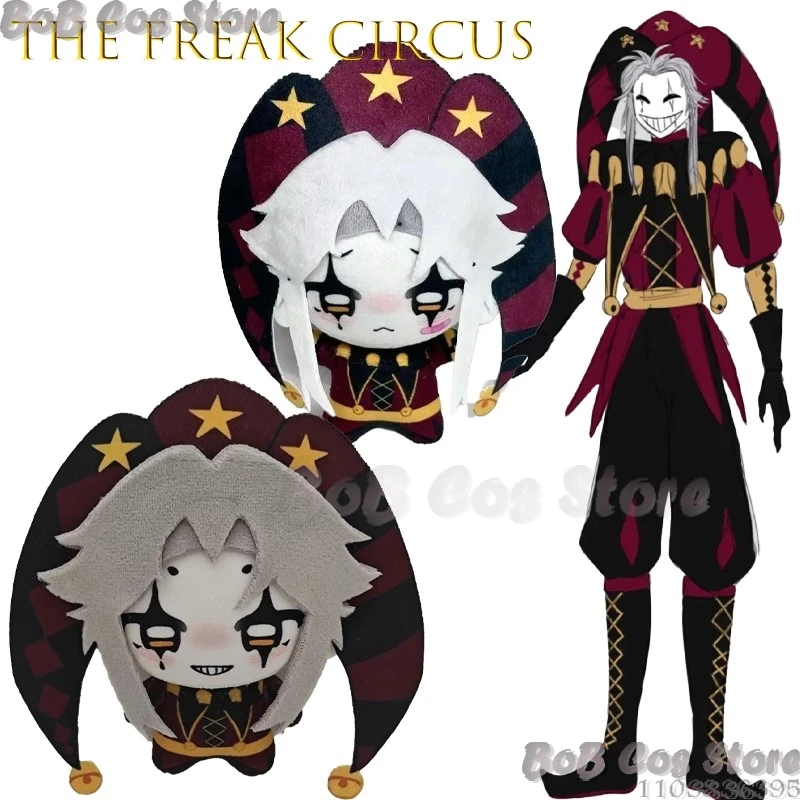 The Freak Circus Pierrot 10cm Plush Handmade Stuffed Animal Kawaii