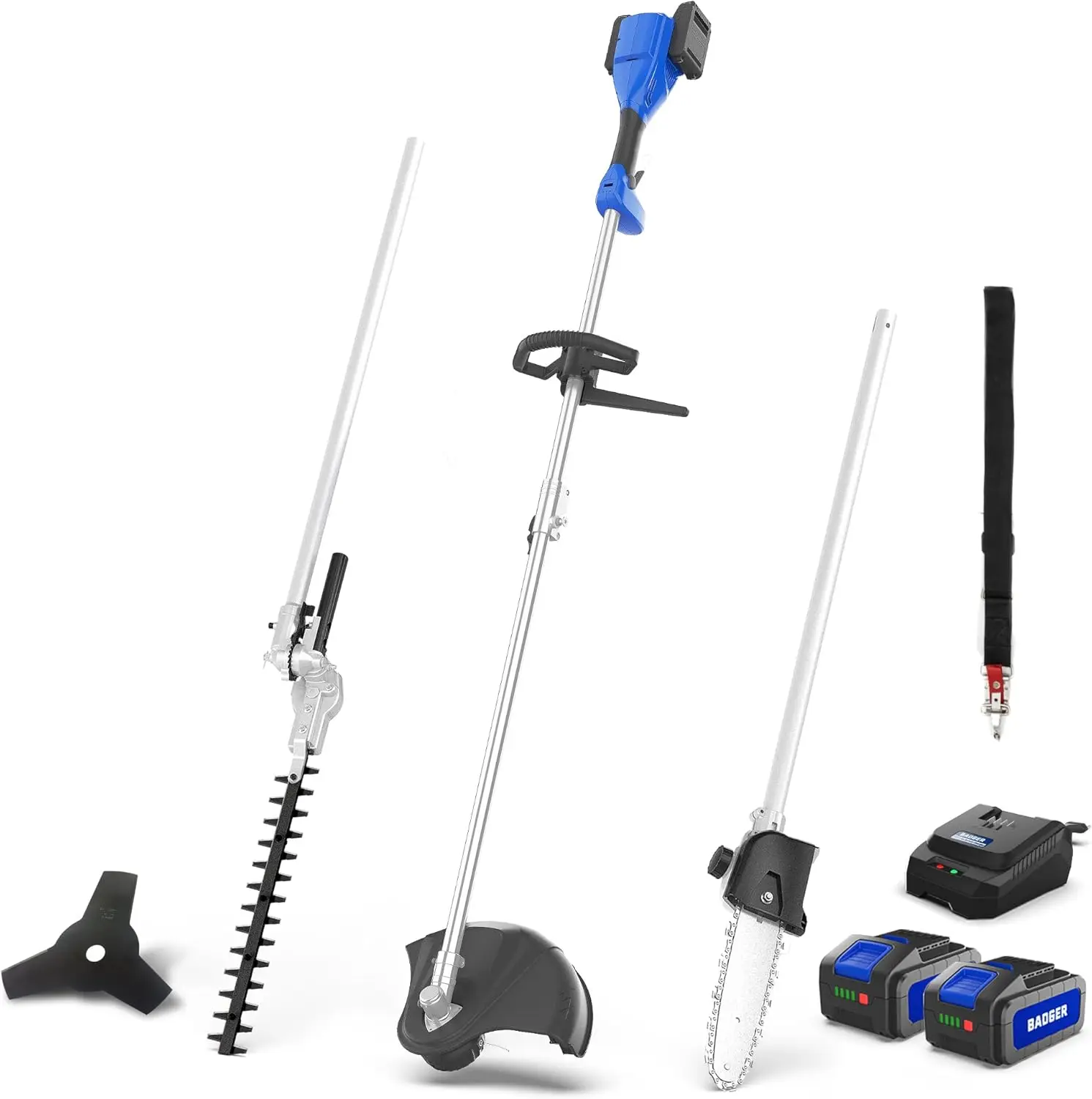 40V-Cordless-Weed-Wacker-String-Trimmer-Edger-Pole-Saw-Hedge-Trimmer ...
