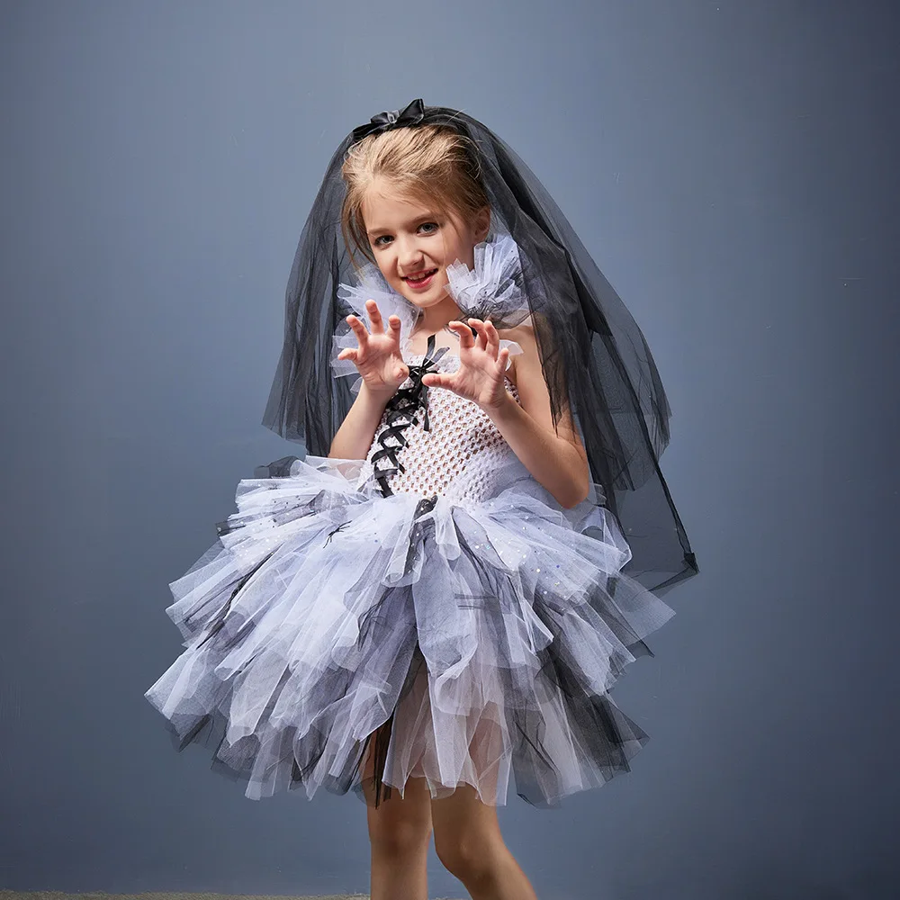 Zombie Bride Costume For Girls