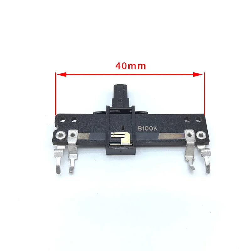 5-pcs-40mm-straight-slide-fader-single-potentiometer-B100K-straight ...