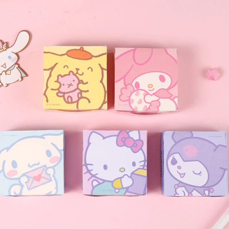 Sanrio-Cartoon-Sticky-Notes-My-Melody-Stickers-for-Books-kuromi-Self ...